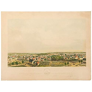 Great Falls, Somersworth New Hampshire. Sketched from the High School Building. To the Citizens of Great Falls this picture is most respectfully dedicated by the Publisher, John B. Bachelder