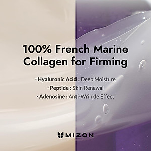 MIZON Collagen Power Firming Eye Cream, Collagen, Anti-wrinkle, elastin booster, Moisturizing, skin elasticity with Hyaluronic Acid. (25ml, 0.84 FL oz)