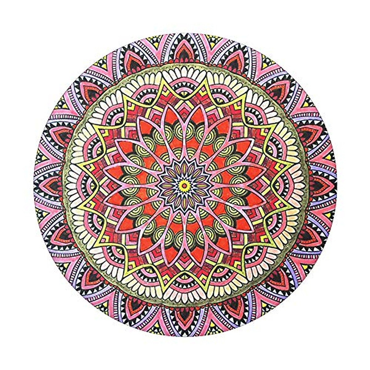 Pink Mandala Pop Mount Socket Cute Designed Divine Mandala PopSockets Grip and Stand for Phones and Tablets