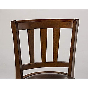 Hillsdale Presque Isle Swivel Stool, Bar Height, Cherry