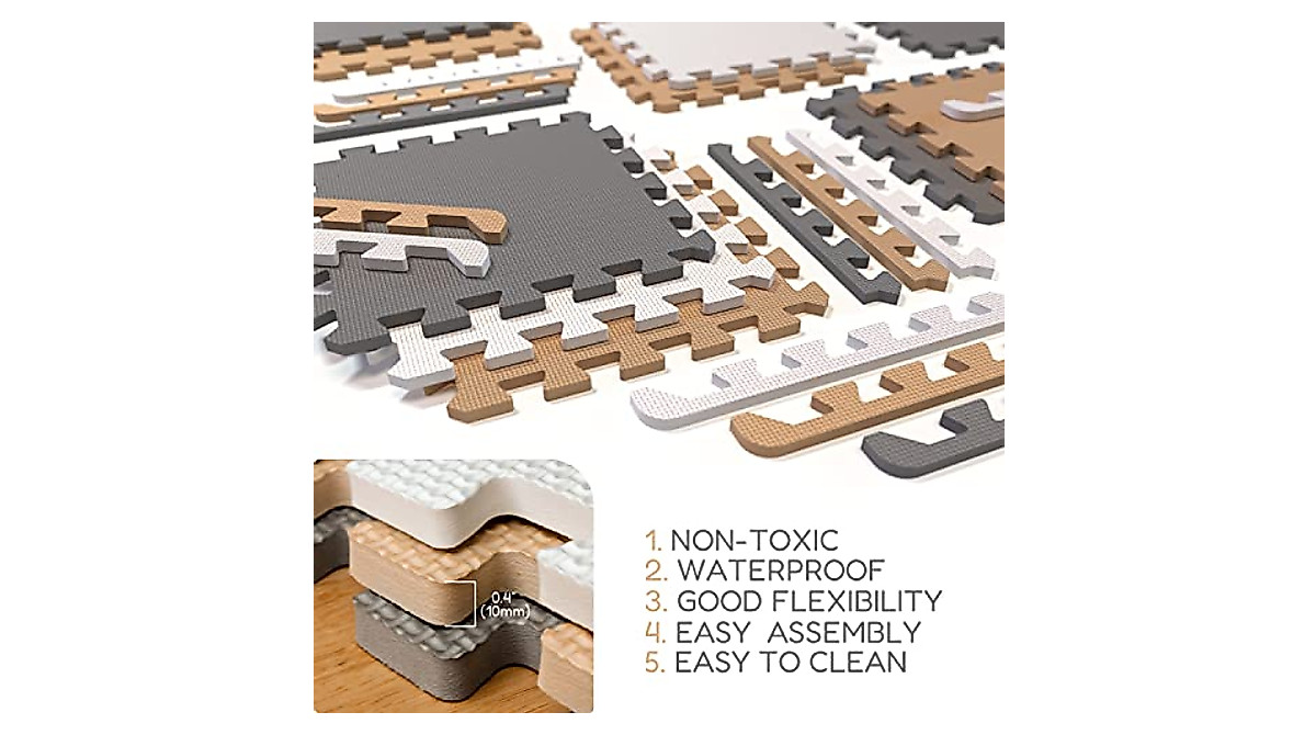 Angels Foam Play Mats - Safe & Stylish Kids Play Area