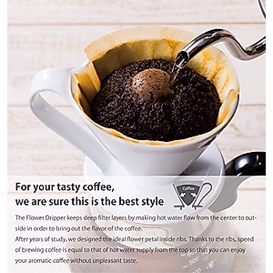 三洋産業 Sanyo Sangyo CAFEC CFD-4BL Flower Dripper, Cup4, Blue