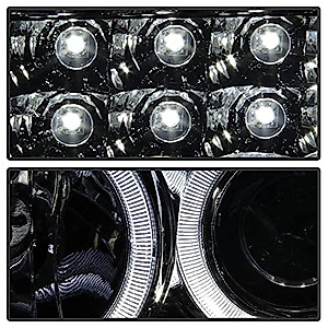 ACANII - For 2008 2009 2010 Ford F250 F350 F450 SD LED Halo Projector Headlights Headlamps Driver + Passenger Side