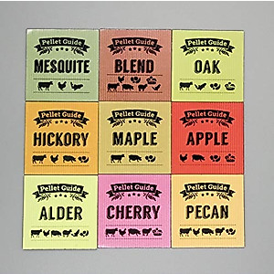 Pellet Label Magnets For Your Pellet Smoker Perfect Accessory For Every Meat Smoker Outdoor Waterproof Magnetic