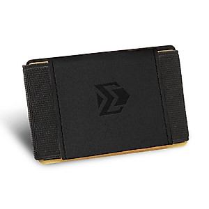 VBAX Minimalist Slim Elastic Wallet - Small Front Pocket Credit Card Holder for Men & Women Holds Up to 12 Card & Cash