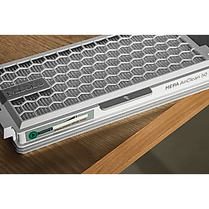 Miele Original HEPA AirClean filter with TimeStrip, Filter for Miele Vacuum Cleaners, Traps Dust and Allergens