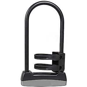 Bicycle Locks Heavy Duty Anti Theft Bike Lock Heavy Duty Bike Lock,Bike Lock U-Lock Bike Lock Anti-Theft Steel Electric Bicycle Scooter Convenient Lock Frame Bicycle Accessories