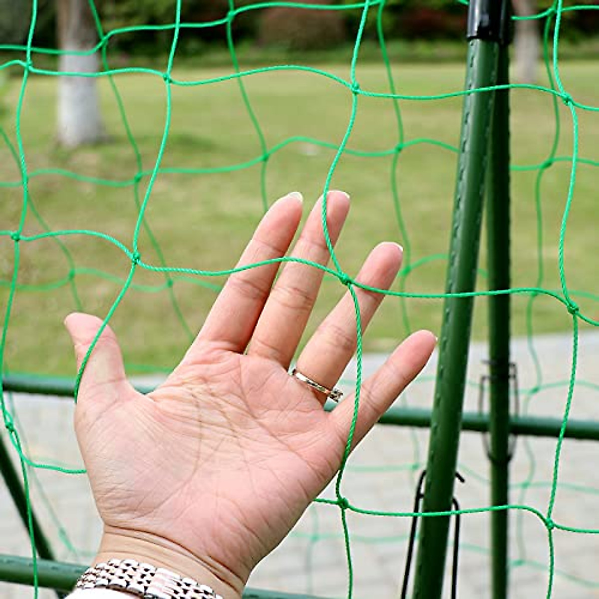 Trellis Netting for Climbing Plants, 6.6 x 16 Ft Cucumber Trellis Heavy Duty Garden Vegetables Grow Net for Fruits, Bean, Tomato, Garden Plants