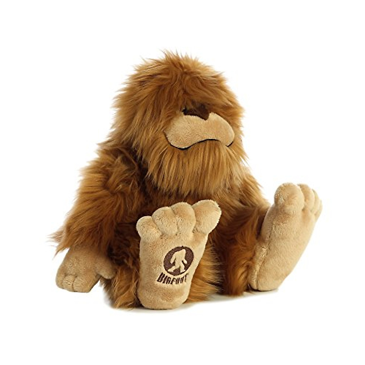 Aurora® Mysterious Fantasy Big Foot Stuffed Animal - Mythical Companion - Imaginative Adventures - Brown 12.5 Inches