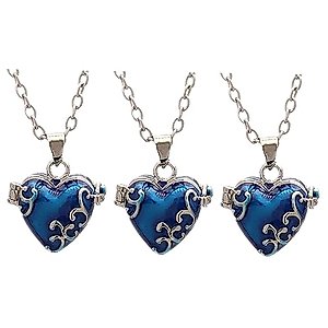 Garneck 3pcs Ashes Pendant Pet Memorial Hair Locket Cat Dog Ashes Necklace Ashes Urn Earn Necklace for Ashes Engraved Urn Necklace Pets Ashes to Jewellery Crystal Copper Jewelry Holder