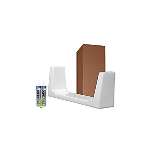 Quick Tub Walk-Thru Insert Accessibility Kit - Bath to Shower Conversion (Narrow), White