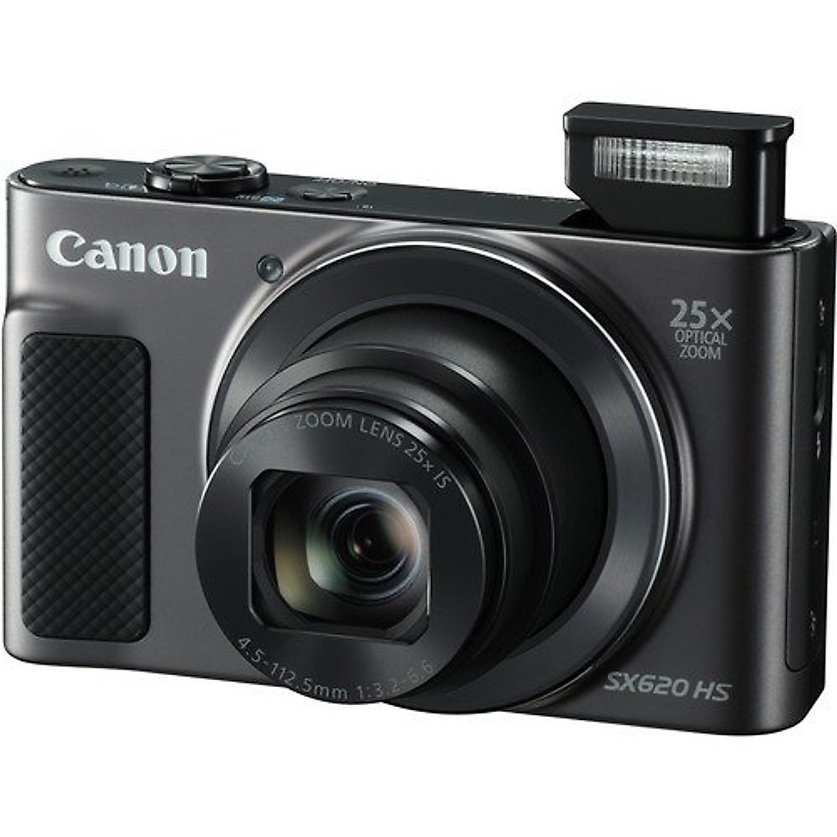 PowerShot SX620 HS Digital Camera (Black) + Deal-Expo Accessories Bundle. (Renewed)