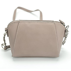 DAVID - JONES INTERNATIONAL. Lightweight Crossbody Phone Bag for Women, Small Shoulder Bag Cell Phone Wallet Purses and Handbags with Chain Strap,Vegan Leather Camel Purse