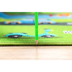 Furnish my Place 764 Transportation Rug | HD Modes of Transportation Children Educational | Classroom | Nursery Room Area Rug | Multicolor (3'3"x6'6")