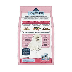 Blue Buffalo Baby BLUE Healthy Growth Formula Natural Small Breed Puppy Dry Dog Food, Chicken and Oatmeal Rice Recipe 4-lb
