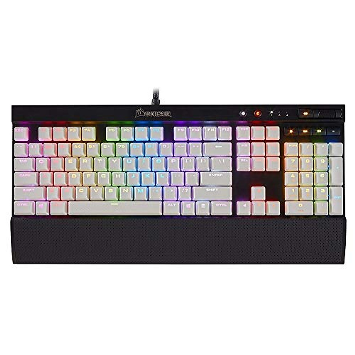 CORSAIR Gaming PBT Double-shot Keycaps Full 104/105-Keyset - White