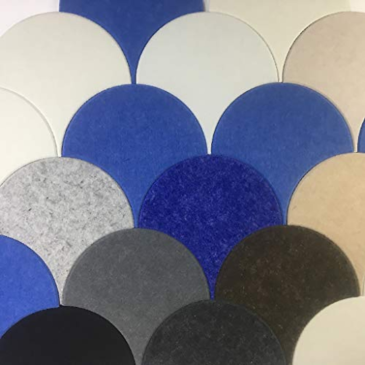 Fan-Shaped Felt Board, 3D Three-Dimensional Wall Stickers, Ginkgo self-Adhesive Creative TV Background Wall, Message Board