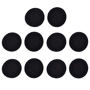 5 Pairs (10pcs) Ear Cushions 10 x 35mm Foam Pads Ear Pad Sponge Earpad Headphone Cover for Headset 1.4inch 3.5cm