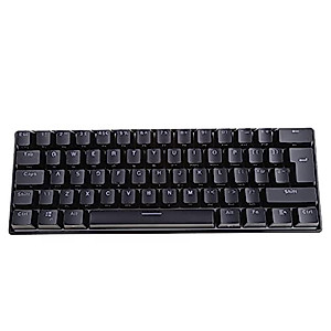 Mini 60% Mechanical Gaming Keyboard 61 Keys RGB Backlit Wired PBT Keyboard Cap Mechanical Gaming Keyboard Gaming Keyboard keyboard Mini 60% Mechanical Gaming Keyboard 61 Keys RGB Backlit Wired PBT Cap