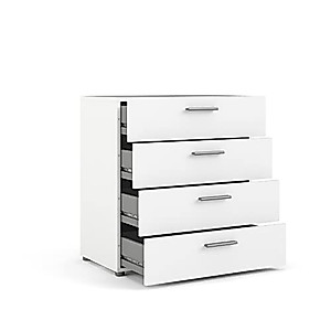 Tvilum Austin 4 Drawer Chest, White