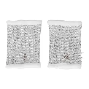 Shock Conductive Penis Sleeve, 2pcs Shock Conductive Penis Sleeve Silver Penis Conductive Garment Silver Penis Conductive Garment Conductive Garment Shock for Men Gentleman