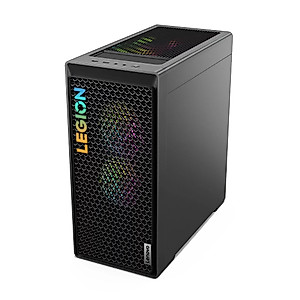 Lenovo Legion T5 Tower Gaming Desktop Computer - AMD Ryzen 5 7600 6-Core up to 5.10 GHz Processor, 16GB DDR5 RAM, 4TB NVMe SSD, GeForce RTX 4070 12GB GDDR6X, Windows 11 Pro