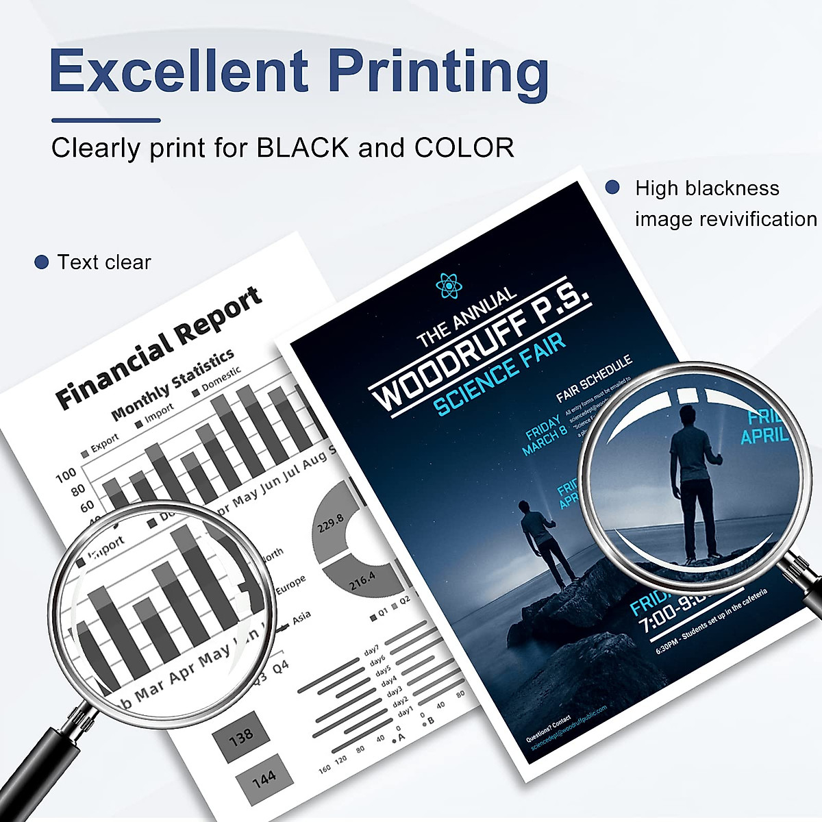 RGiNK Compatible pg-245xl cl-246xl Ink Cartridge Replacement for Ink cartridges Canon 245 and 246 with Canon Pixma MG2522 MG3022 MG2420 TR4520 TR4522 MX490 MX492 TS3122 Printer (1 Black,1 Color)