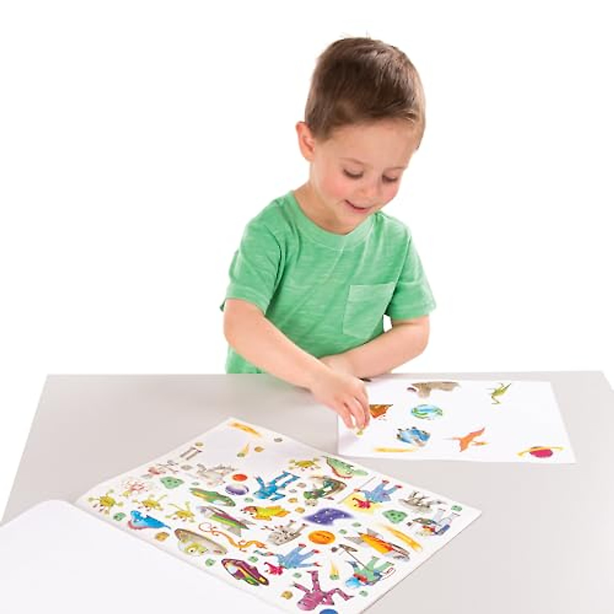 Melissa & Doug Sticker Collection Book: Dinosaurs, Vehicles, Space, and More - 500+ Stickers - FSC Certified