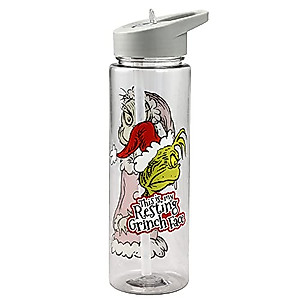 Dr. Seuss The Grinch Holiday 24 oz Single Wall UV Water Bottle