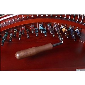 Onwon L-shape Piano Tuner Spanner Professional Wrench Square Shape Tip Tuning Hammer Tuner Spanner Tool