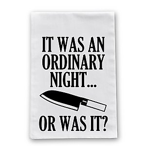Happy Family Clothing It was an Ordinary Night... Or was It? Funny Kitchen Towel (1)