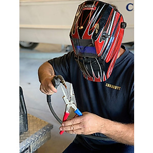 Migtronic - Welding Pliers - Mig Pliers-Multi-Function - Multi-Tool- Red White Blue-8 inch-USA-Stainless Steel-Welding-Fabrication-Welder-Mig Welding- Wire Cutter-Tool