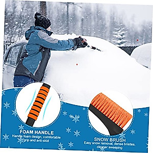 VICASKY Snow Shovel Snow Scraper for Car Glass Squeegee Snow Brush for Car Auto Snow Removal Tool Car Snow Scraper and Brush Car Scraper Ice Brushes Snow Removers Car Snow Remover Deicing