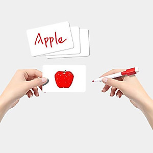 200 PCs Blank White Kraft Paper Round Corner Flash Word Message Gift Index Card (3.5” X 2.1”)