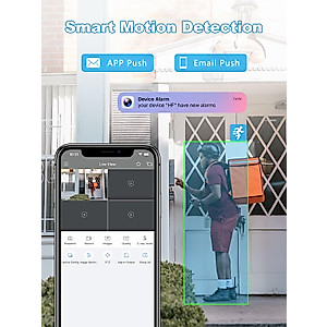 Anpviz 16CH 4K Dome POE IP Security Camera System, 8pcs Wired 8MP Turret Cameras with Human Detection, H.265 16 Channnel NVR with 4TB HDD Pre-Installed, for 24/7 Recording, U Series