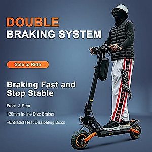 Electric Scooter Adults, 600W Electric Scooter with Seat 30 MPH & 35 Miles, 9" Off-Road Tires, Hexa-Absorbers, Foldable Sport Scooter for Adults and Teens