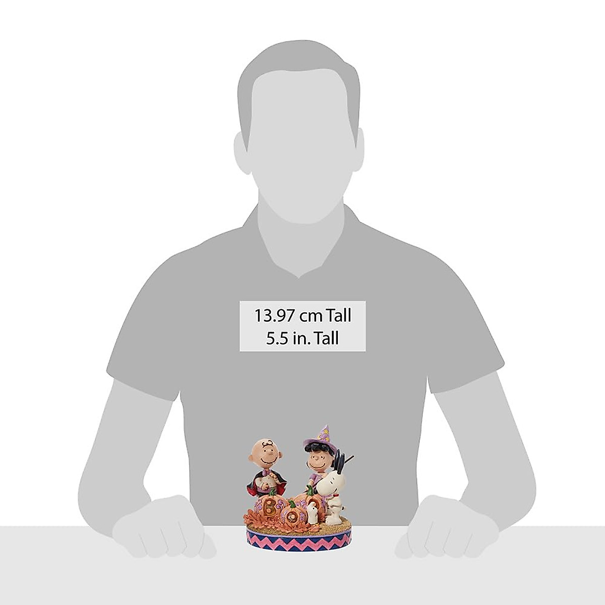 Enesco Peanuts by Jim Shore Peanuts The Gang Dressed for Halloween Figurine, 5.55 Inch, Multicolor