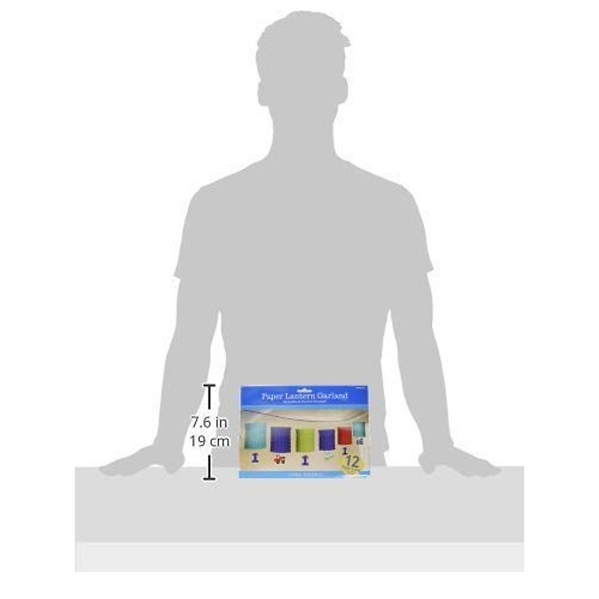 "All Aboard Boy" Paper Lantern Garland, Birthday