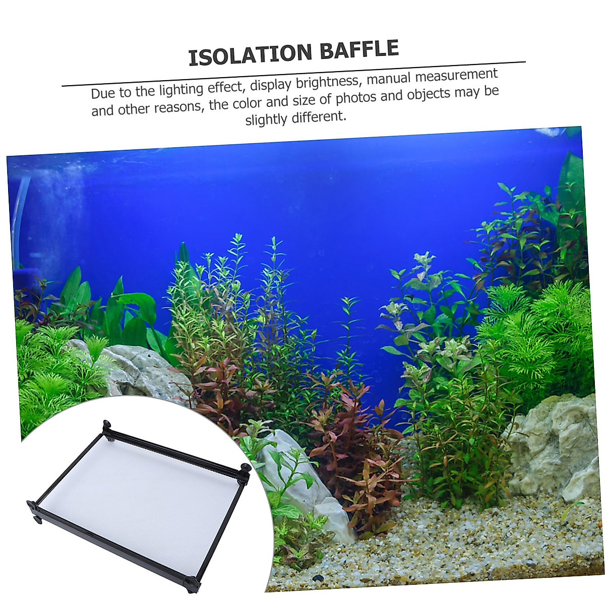 balacoo 2pcs aquarium divider panels frag rack fish tank divider 75 gallon fish tank aquarium gravel 55 gallon fish tank lid fish tank filters aquarium suction cups filter screen mini