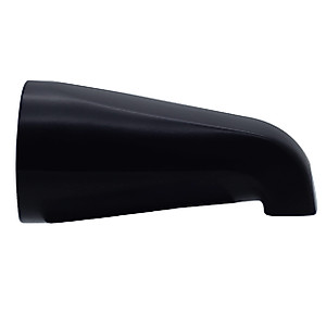 Westbrass E531-1F-62 5-1/4" Standard Front Connection Tub Spout, Matte Black