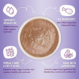 Health Extension Little Cups Grain-Free Wet Dog Food, Puppy Pate - Turkey 3.5 oz - Nutrient-Rich, Easy to Digest, Ideal for Puppies (Case of 12 Cups)