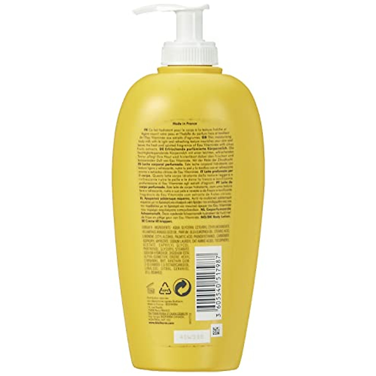 Biotherm Eau Vitaminee Perfumed Body Milk Moisturizing - Smoothing - Refreshing 400 ml