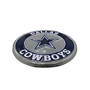Dallas Cowboys NFL Metal 3D Team Emblem by FANMATS – All Weather Decal for Indoor/Outdoor Use - Easy Peel & Stick Installation on Vehicle, Cooler, Locker, Tool Chest – Unique Gift for Football Fan