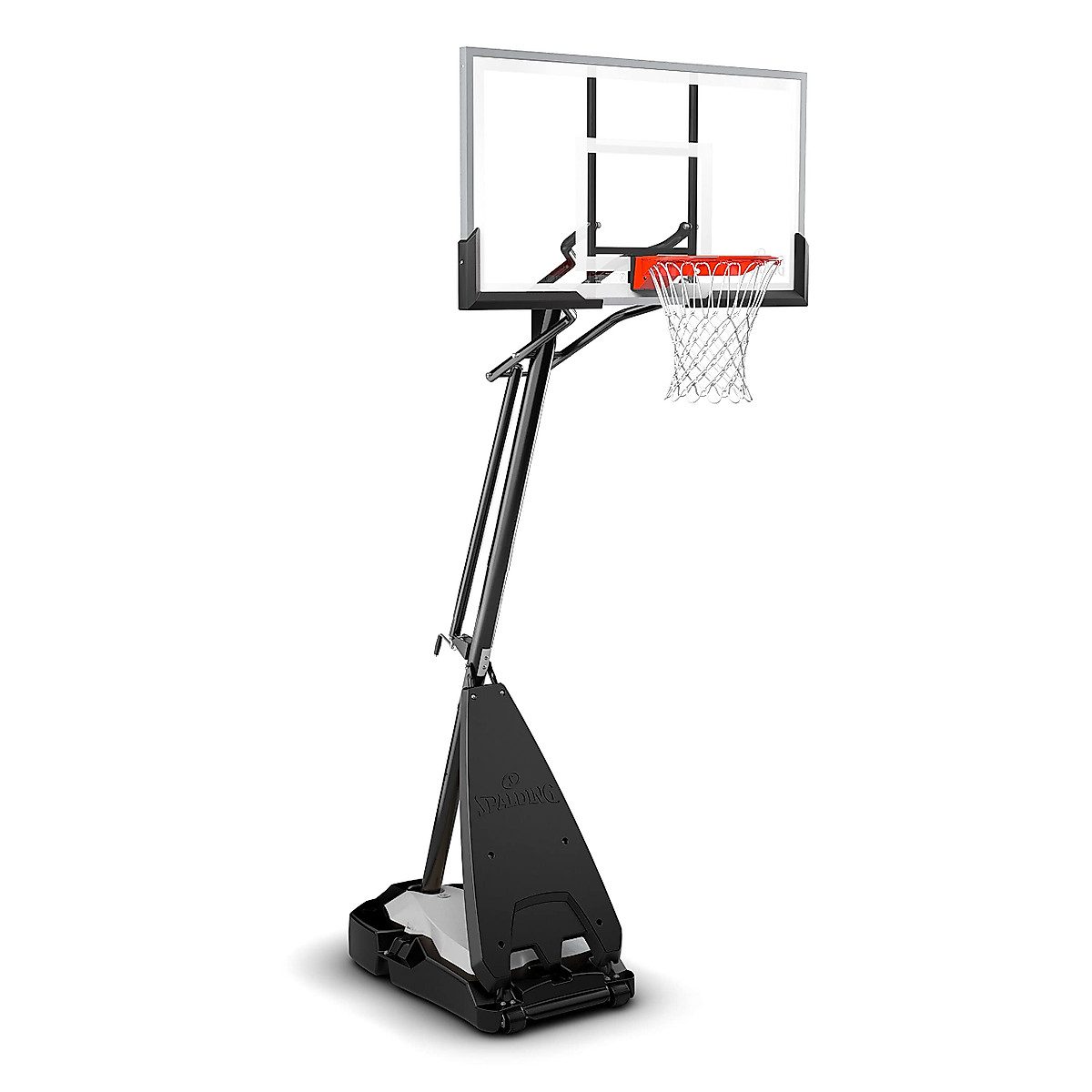 The Ultimate Hybrid, 60" Acrylic, Alum Trim, 3 Piece 3.5" Pole, Screw Jack Lift, Arena Slam Rim, Board Pad