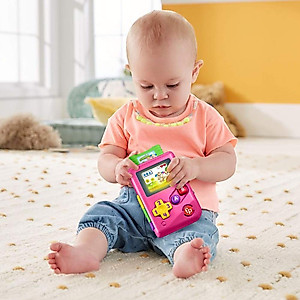 Fisher-Price Laugh & Learn Lil' Gamer - Pink Edition ~ Educational Activity Toy for Babies and Toddlers Inspired by Nintendo