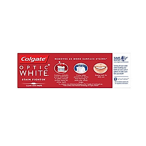 COLGATE OPTIC WHITE STAIN FIGHTER CLEAN MINT