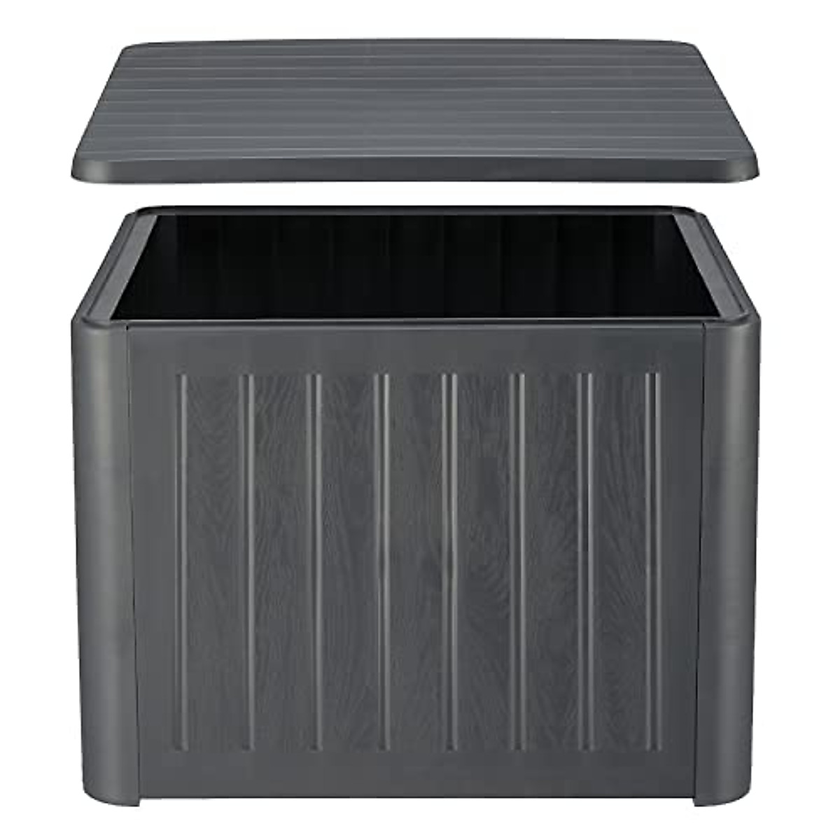Kcelarec Deck Box 36 Gallon Outdoor Storage Box for Patio Tools, Outdoor Cushions & Pillows, Garden Supplies, Pet Stuff and Pool Accessories