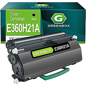 GREENBOX Remanufactured E360H21A High-Yield Toner Cartridge Replacement for E360H11A E360H21A for E360 E360d E360dn E360dt E360dtn E460d E460dn E460dw E460dtn E462dtn Printer (1 Black)