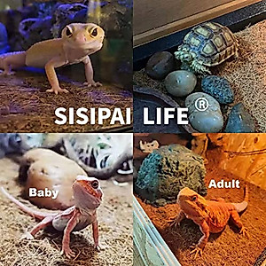 SISIPAI LIFE Reptile Carpet Coconut Fiber, 36" x 18" Reptile Terrarium Substrate Liner, Tortoise Bedding Carpet Mat Supplies for Pet Lizard, Chameleon, Bearded Dragon, Leopard Gecko, Iguana
