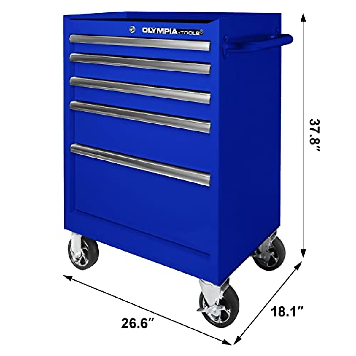 Olympia Tools Tool Cabinet, 27in, Blue